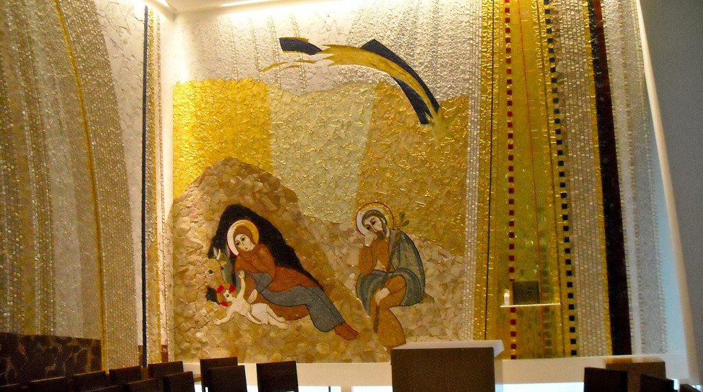 My pilgrimage to see the MOSAIC MURALS at the Chapel of the Holy Spirit ...