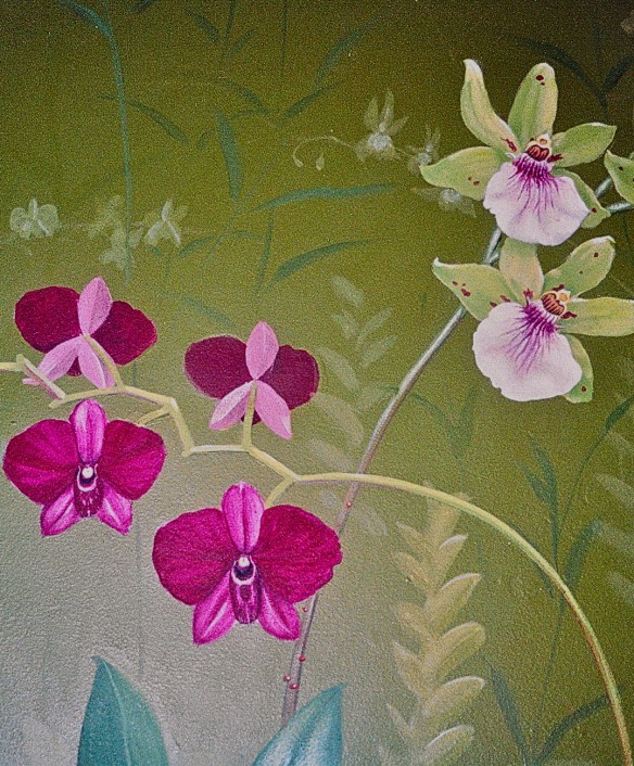 Custom Handpainted Murals|Hand Painted Flower Murals|Muralist|Jane ...